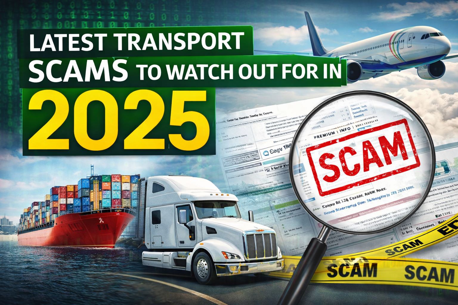 Transport Scams 2025: Auto, Shipping, Job & Payment Fraud